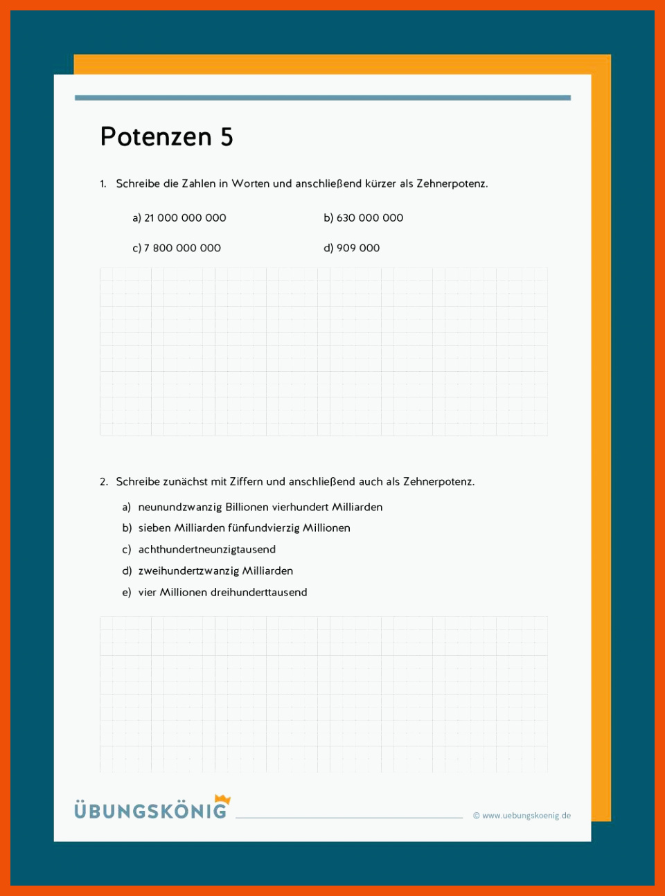 Arbeitsblatter Mathe Klasse 5 Zehnersystem